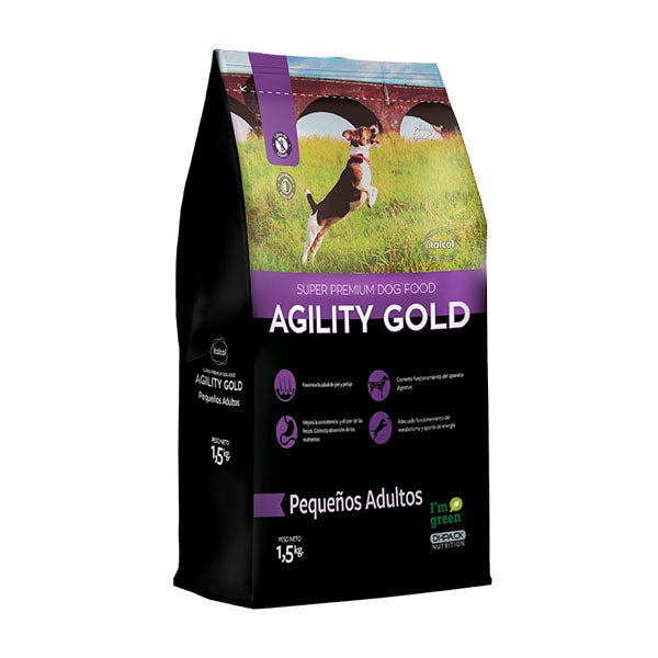 Comida para perro Agility Gold Pequeños Adultos – Petcol