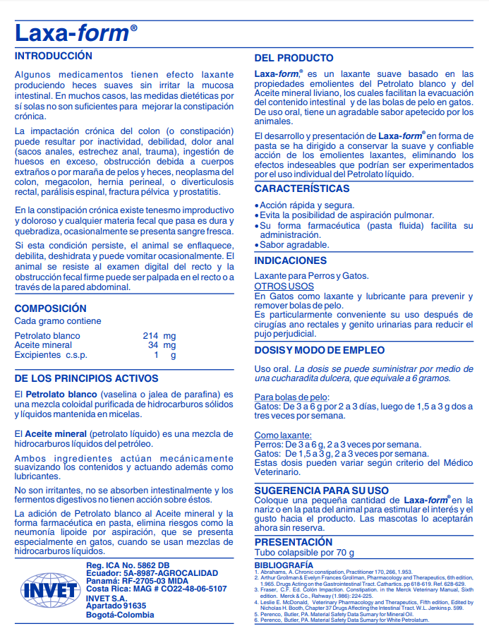 LAXA-FORM GEL X 70 GRS REF 40604 – Petcol