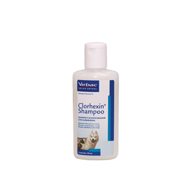 CLORHEXIN SHAMPOO MEDICADO Y ACONDICIONADOR CON CLORHEXIDINAX 240 ML ...
